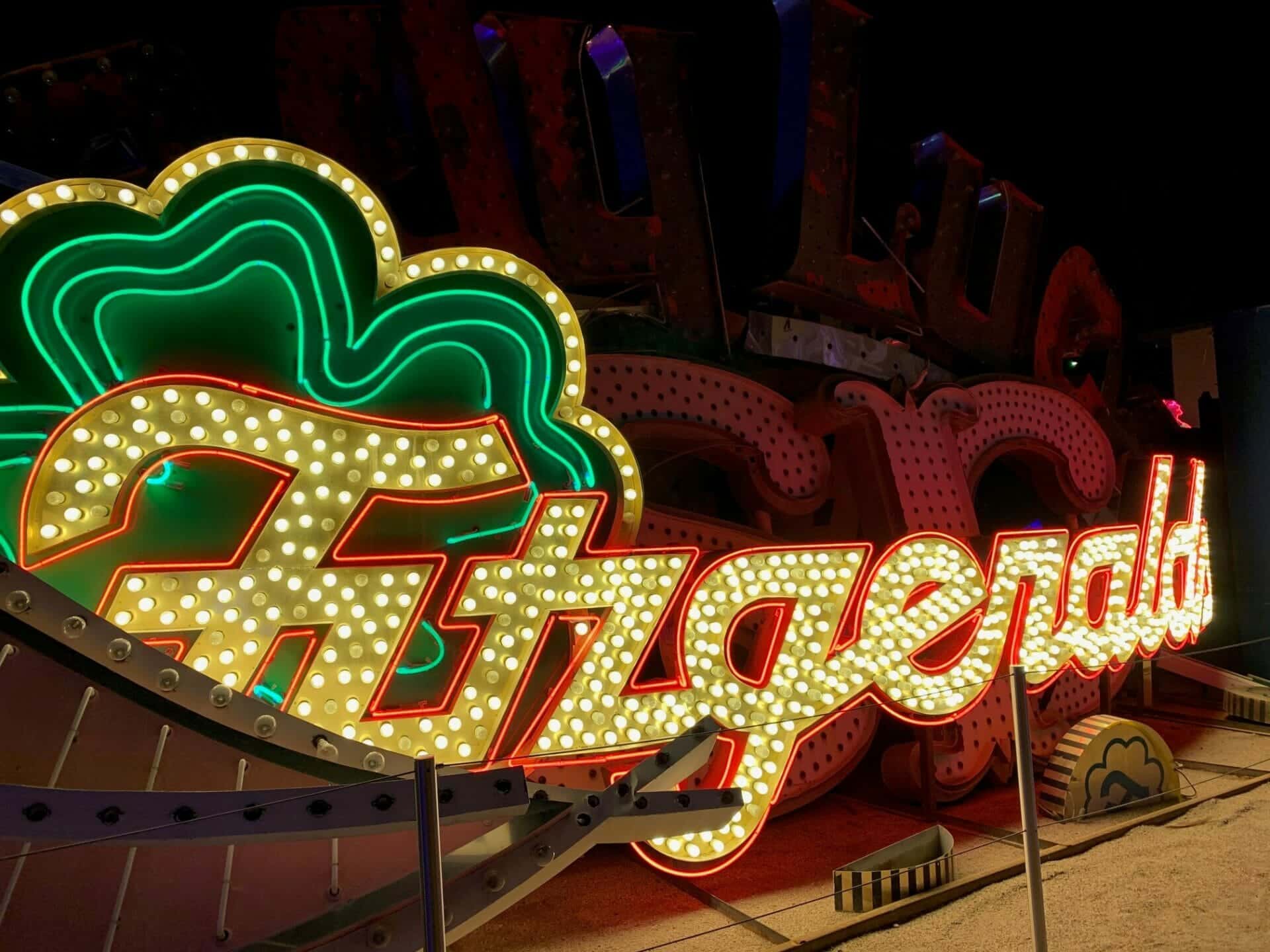 Fitzgeralds Neon Musuem | The Sober Curator