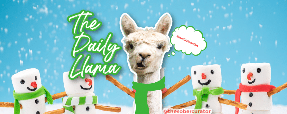 The Daily Llama Short Meditations And Sober Word Of The Day