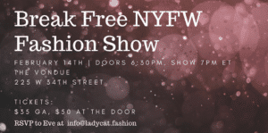 Alexandra Nyman Soberocity Break Free NYFW Fashion Show