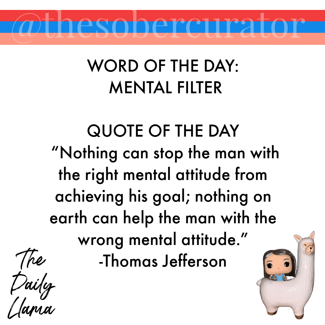 MENTAL FILTER | The Sober Curator