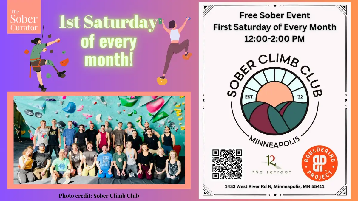 Sober Climb Club At Minneapolis Bouldering Project